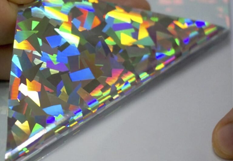 Vinilo o Papel Holográfico Adhesivo